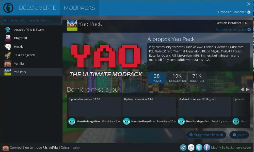 Yao Pack error [HELP] - Technic Launcher - Technic Forums